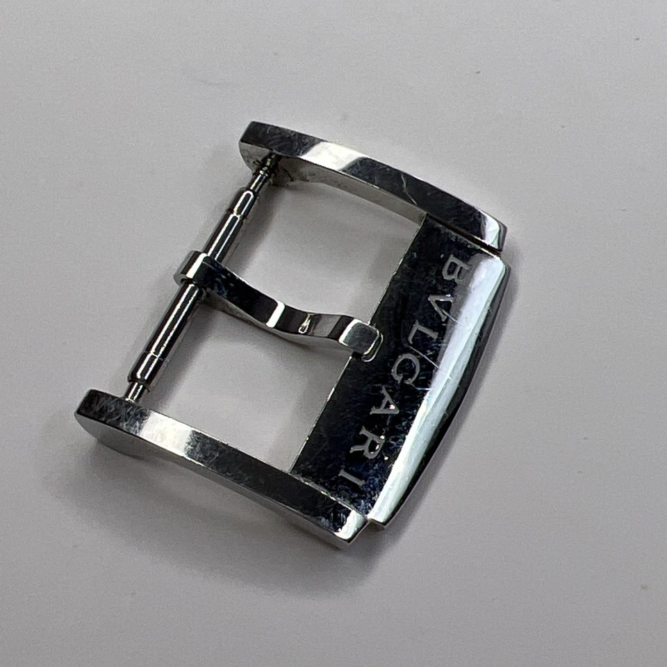 Authentic Bulgari 18mm Stainless Steel Tang Buckle Clasp OEM | eBay
