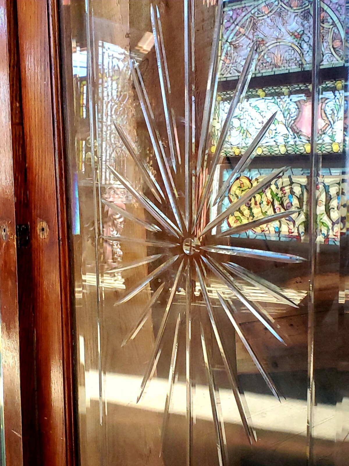 PAIR OF VICTORIAN WHEEL CUT DESIGN CABINET DOORS | eBay