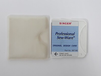 Singer Profesional SEW-WARE PSW Original Design Card Cartridge ONLY | eBay