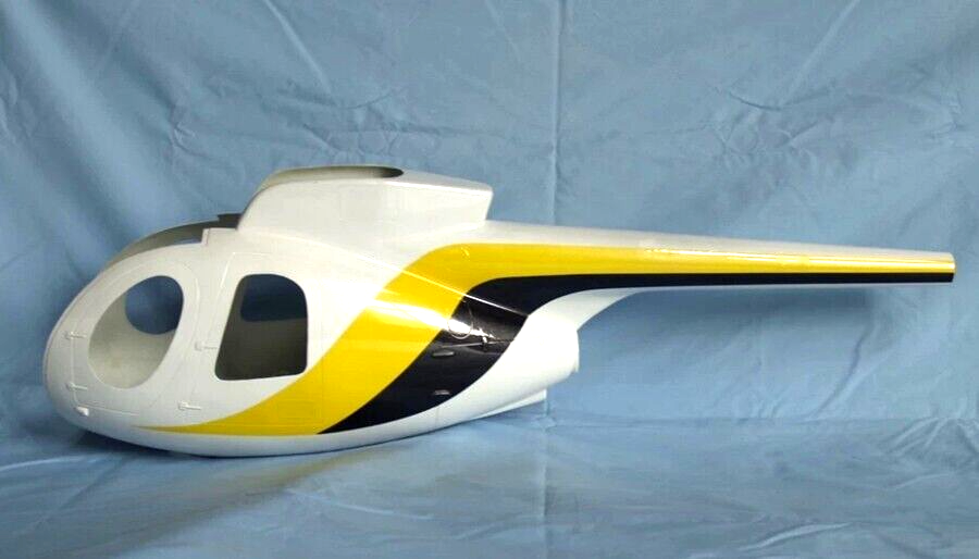 500 size Hughes MD530 Painted Scale Fuselage with Scale Landing Skid ...