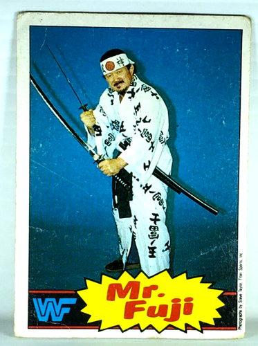 1986 Titansports WWF #17 Mr Fuji | eBay Australia