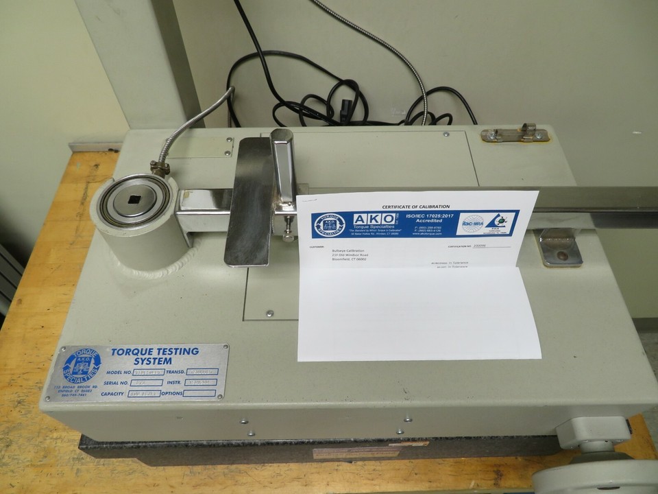 AKO Torque TSD-650 100 FT/LB Torque Wrench Calibration System ...