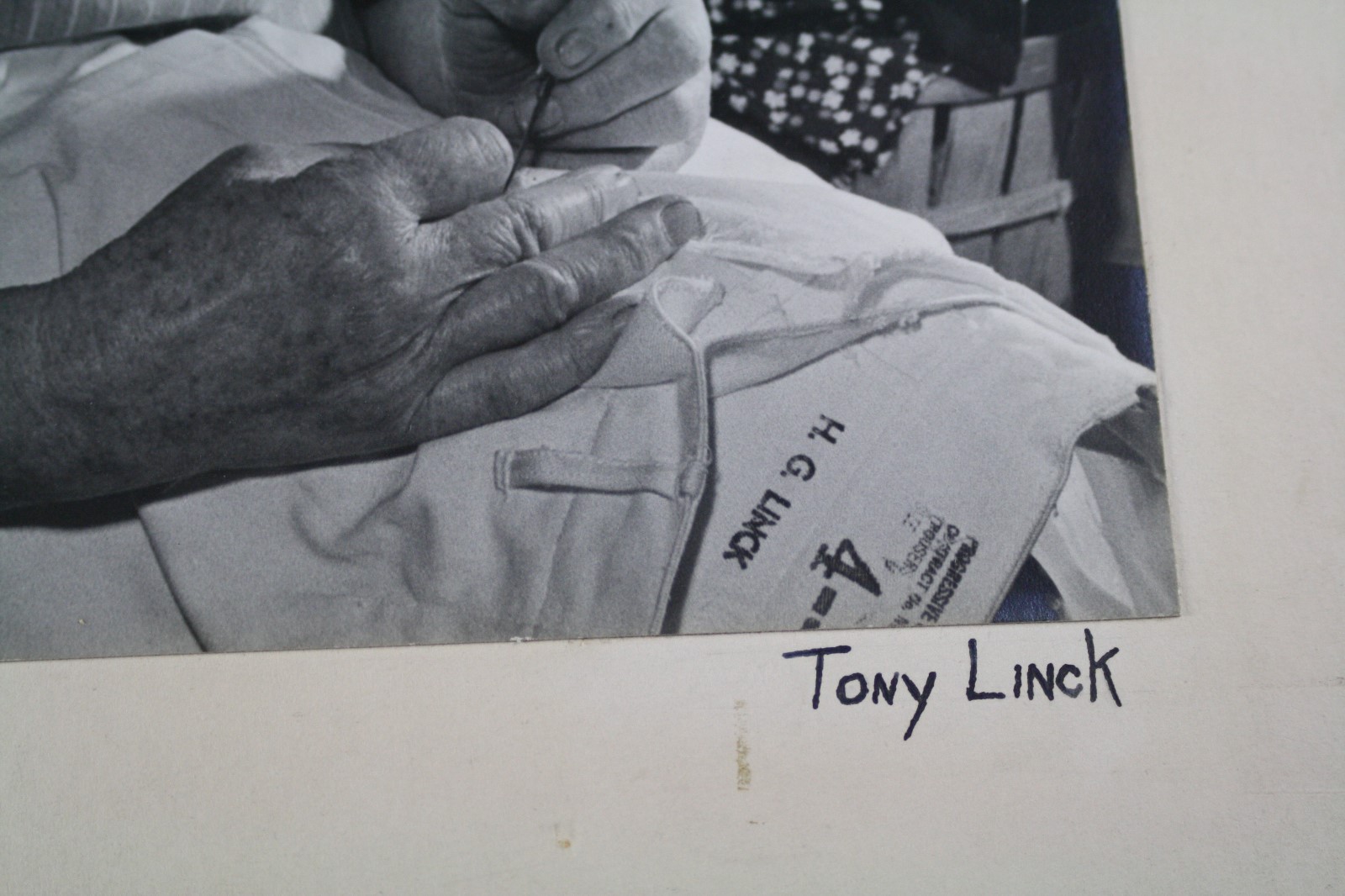 WWII TIME LIFE PHOTOGRAPHER TONY LINCK LARGE PHOTO OF HIS MOTHER 11X14 ...