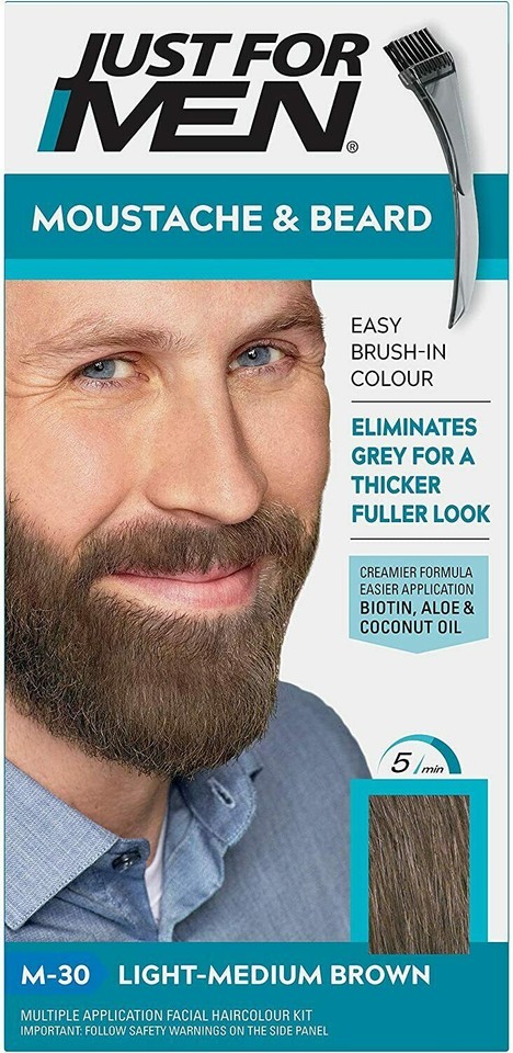 Just For Men Colour Dye Gel Moustache and Beard-GENUINE | eBay UK
