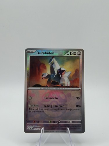 Pokemon TCG Duraludon Prismatic Evolutions 069/131 MASTER Ball Foil | eBay