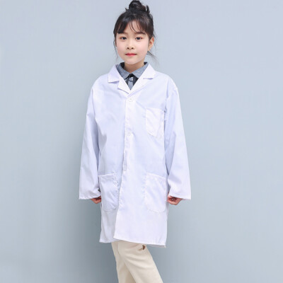 Kids Doctors White Lab Coat Scientist Childrens Fancy Dress Costume ...