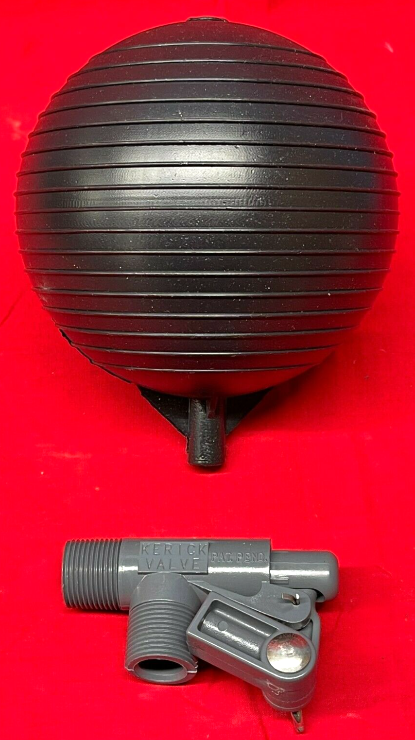 KERICK FLOAT BALL & VALVE ASSEMBLY, PF06, PT100SS, 1" MNPT VALVE, 6 ...