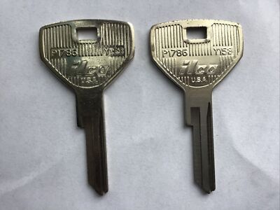 Chrysler Key Blank Curtis Y153 Key uncut. Pair. Lot Of 2 Keys | eBay