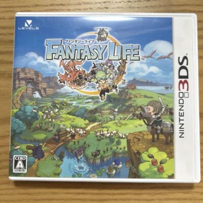 Fantasy Life Nintendo 3DS LEVEL-5 RPG Game CTR-P-AFLJ with Case From ...