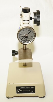 Shore Durometer A ASTM D2240 Rubber Hardness Tester W Instron Operating ...