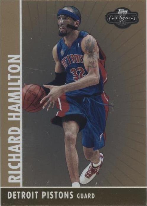 2008-09 Topps Co-Signers - Richard Hamilton #70 Gold Foil /99 for sale ...