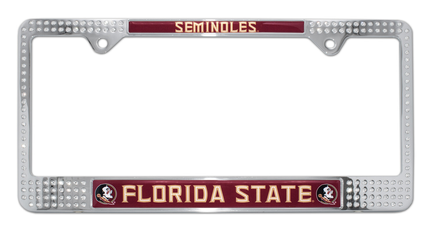 Florida State Seminoles Crystal License Plate Frame | eBay