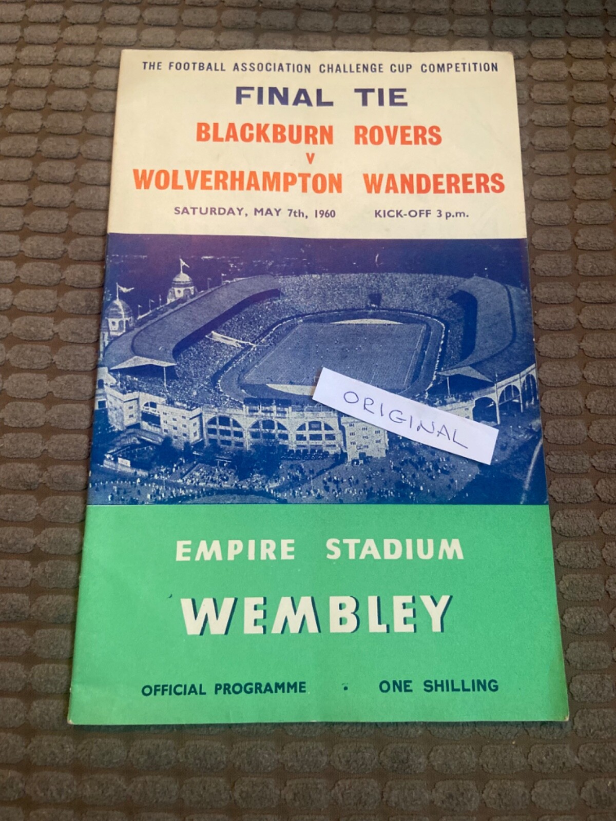 Football programme - FA Cup Final 1960 at | Grelly UK