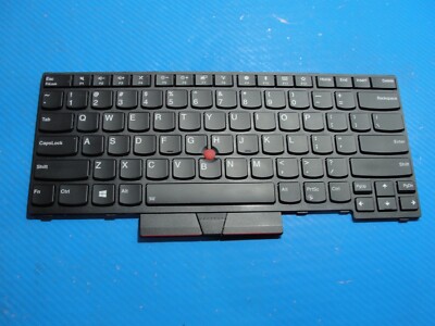 Lenovo ThinkPad T490 14" Genuine Laptop US Backlit Keyboard 01YP440 ...