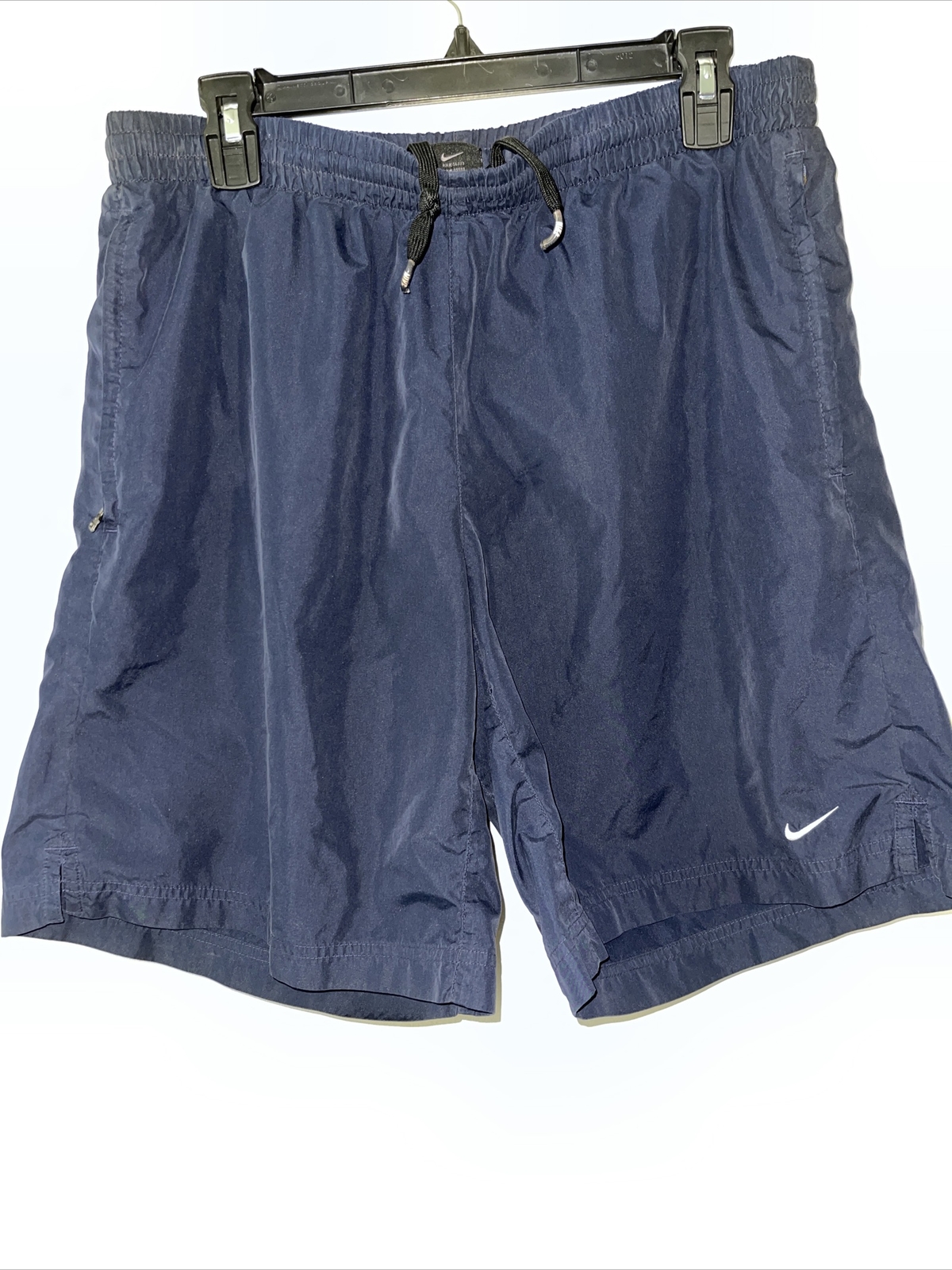 Nike Mens Navy Blue Swim Trunks With Liner Size M - Gem