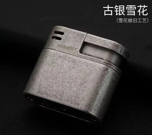 Honest Mini Zinc Alloy Oblique Open Flame Fire Pipe Cigar Butane Gas ...