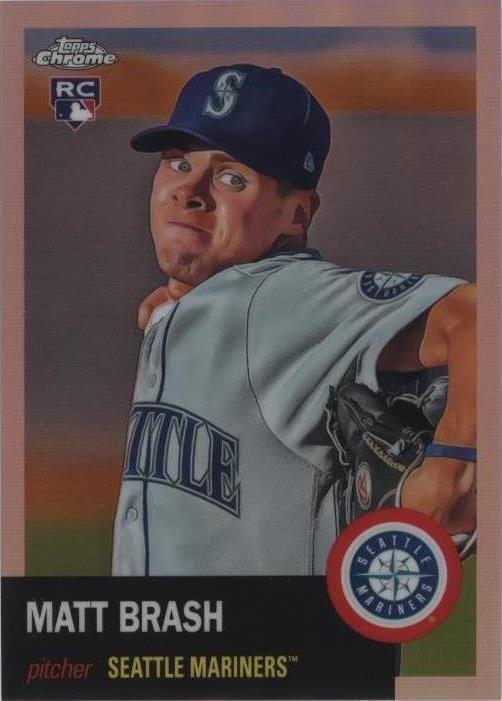 2022 Topps Chrome Platinum Anniversary - Matt Brash #260 Rose Gold ...
