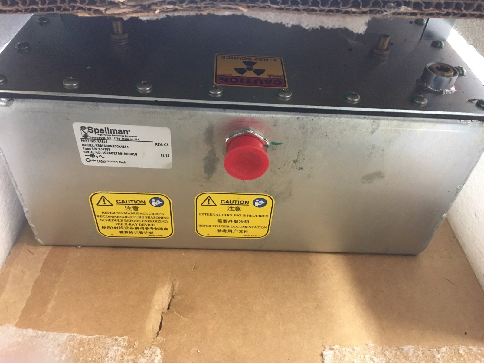 New Spellman X4314 High Voltage Generator X-Ray Power Supply ...