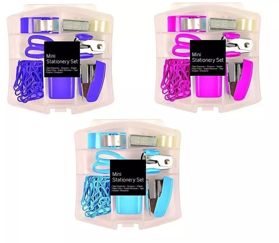 8Pc School Stationery Set for Kids Office Stationery Bundle In Reusable ...