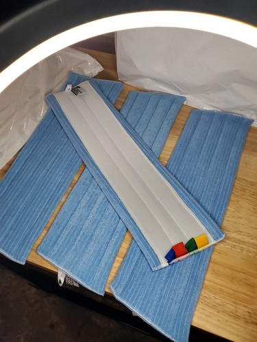 4 PACK Diversey Taski Unscented Dry Wet Mop Pad Refills With Color Tabs ...