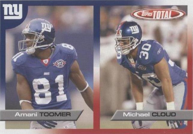 2005 Topps Total - Amani Toomer, Mike Cloud #156 for sale online | eBay
