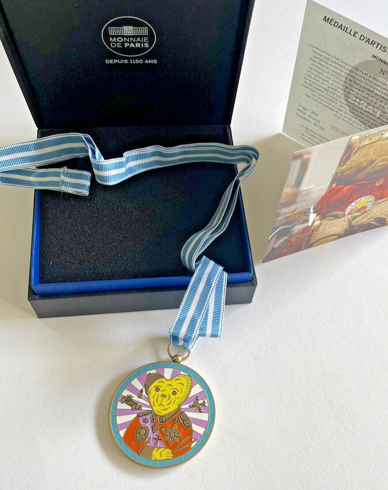 GRAYSON PERRY - ARTISTS MEDAL - ALAN MEASLES- MONNAIE DE PARIS LIMITED ...