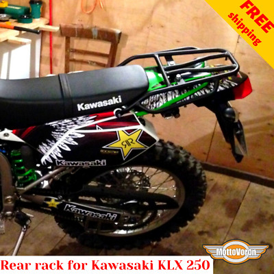 For Kawasaki KLX250 rear rack KLX250S rear luggage rack KLX 250 SF D ...