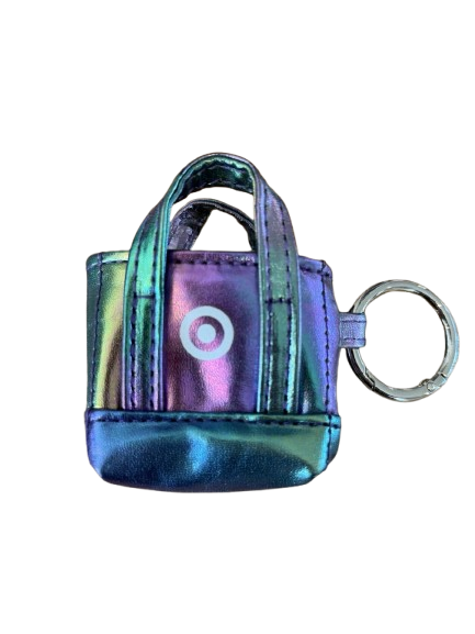 Target Black Friday Mini Tote Bag Keychain Holographic | eBay