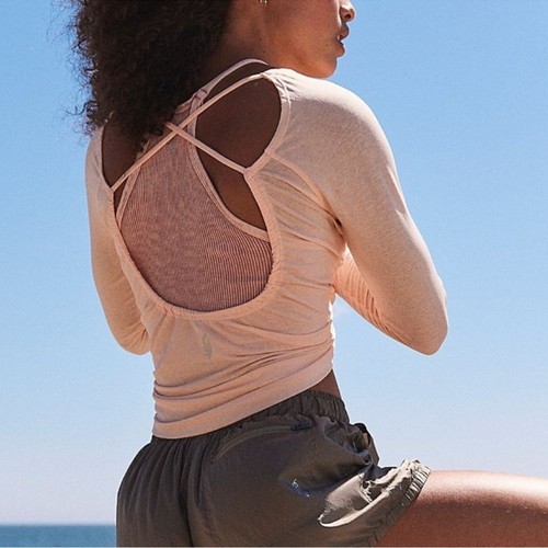 Free People Movement Hot Tip Layer Long Sleeve Shirt Small | eBay UK