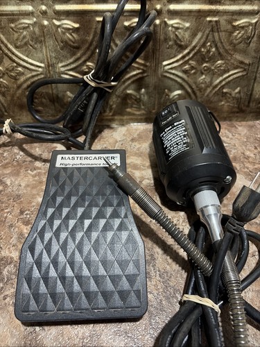 Mastercarver Pro Flex-Shaft Reversible Motor With Foot Pedal 1/3 HP ...