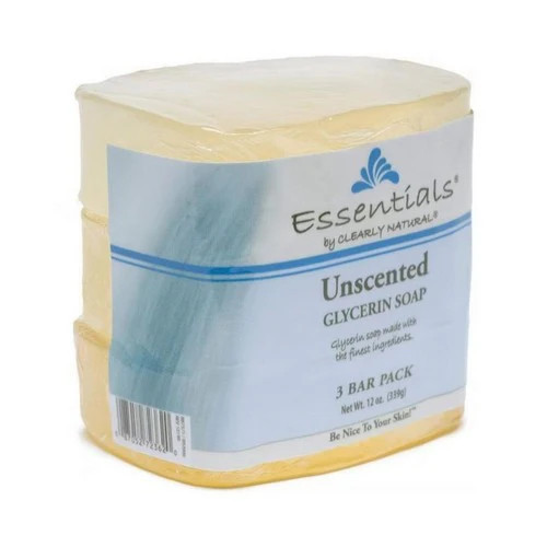 Essentials Glycerin Bar Soap Unscented 3 Bars | eBay