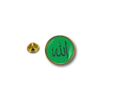 pins pin's flag national badge metal lapel hat button vest allah muslim ...