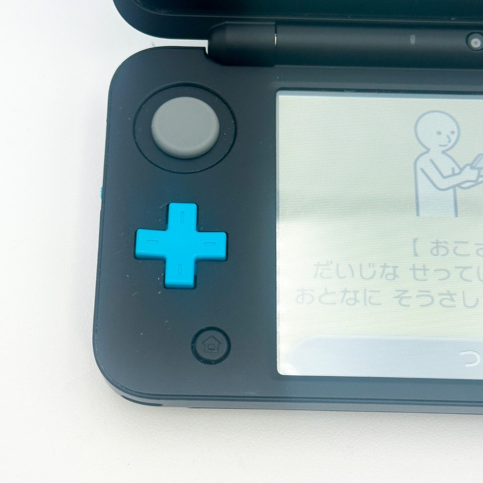 New Nintendo 2DS XL LL Black Turquoise Console Japanese ver Good ...
