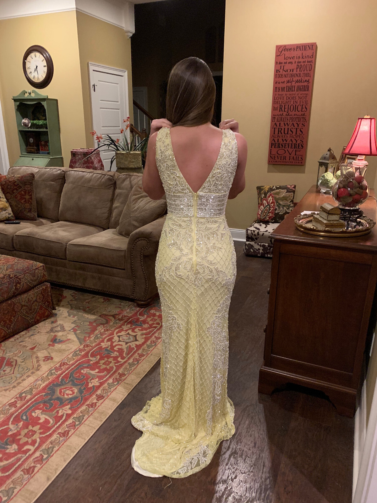 Yellow Sherri Hill Prom/Pageant gown - Gem