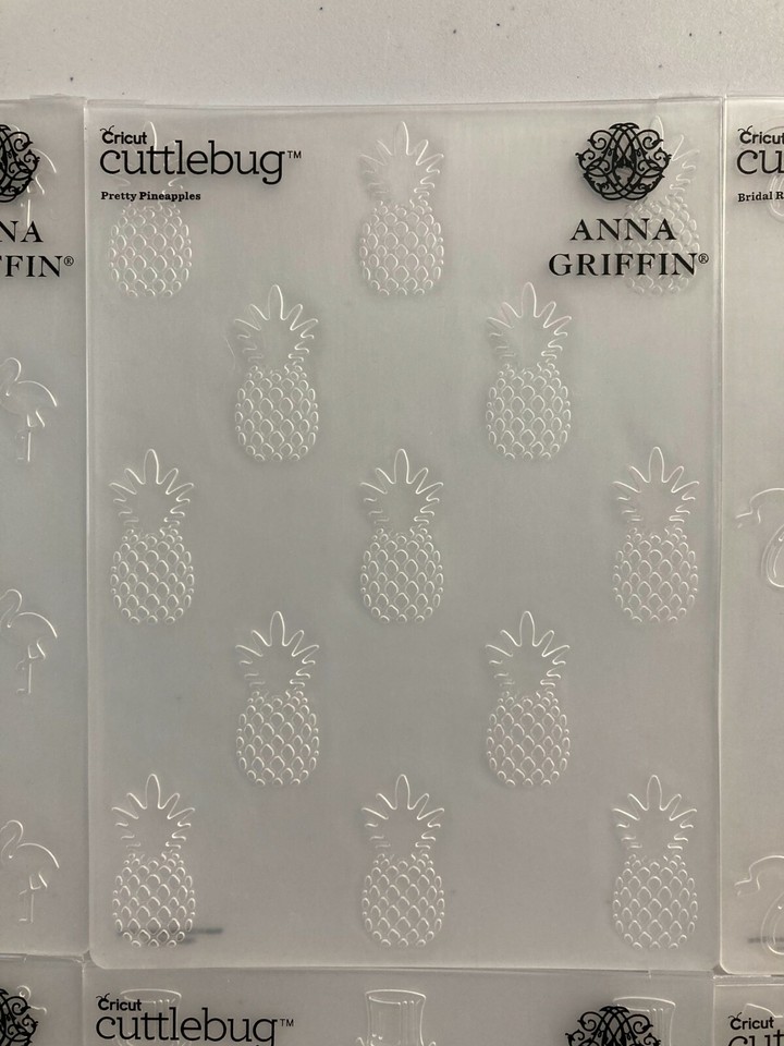 Cricut Cuttlebug Anna Griffin Wedding Tropical Letterpress Embossing ...