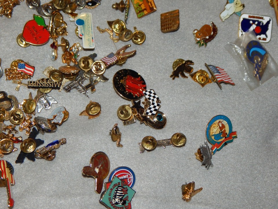 Vintage & Modern Hat Lapel Pins Lot Of 437 Estate Find | eBay