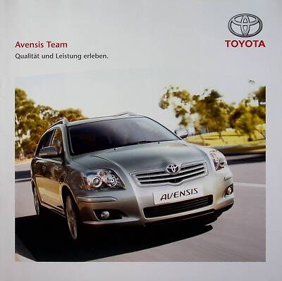 265958) Toyota Avensis - Team - Prospekt 08/2008 | eBay.de