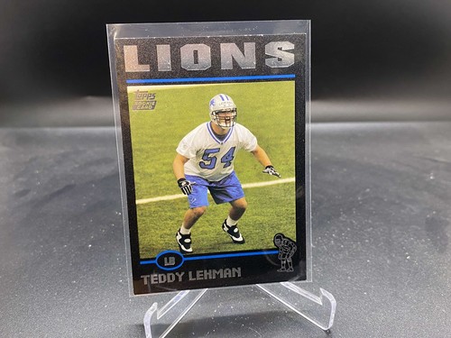 Teddy Lehman 2004 Topps Black #362 /150 Oklahoma Lions RC Rookie | eBay