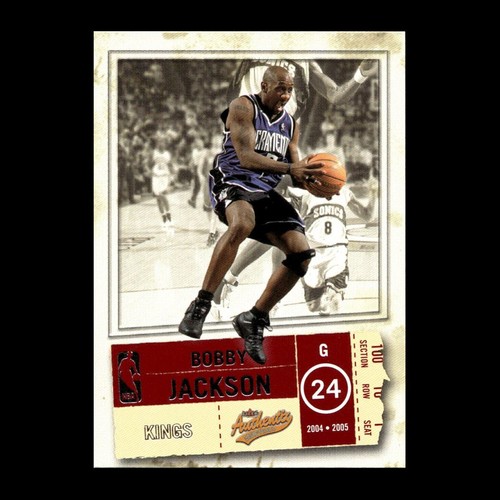 Bobby Jackson 2004-05 Fleer Authentix Sacramento Kings #36 R328D 57 | eBay
