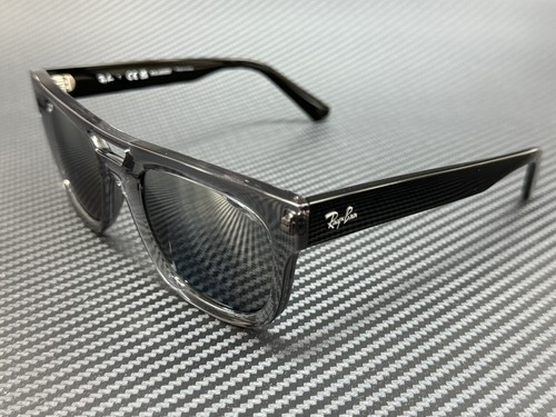 RAY BAN RB4426 672582 Transparent Grey Mirror Polarized Unisex 54 mm ...