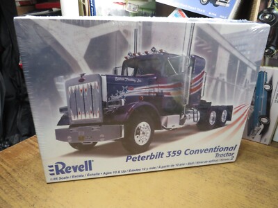 Revell Peterbilt 359 Conventional Tractor 85-1506 1/25 Plastic Truck ...