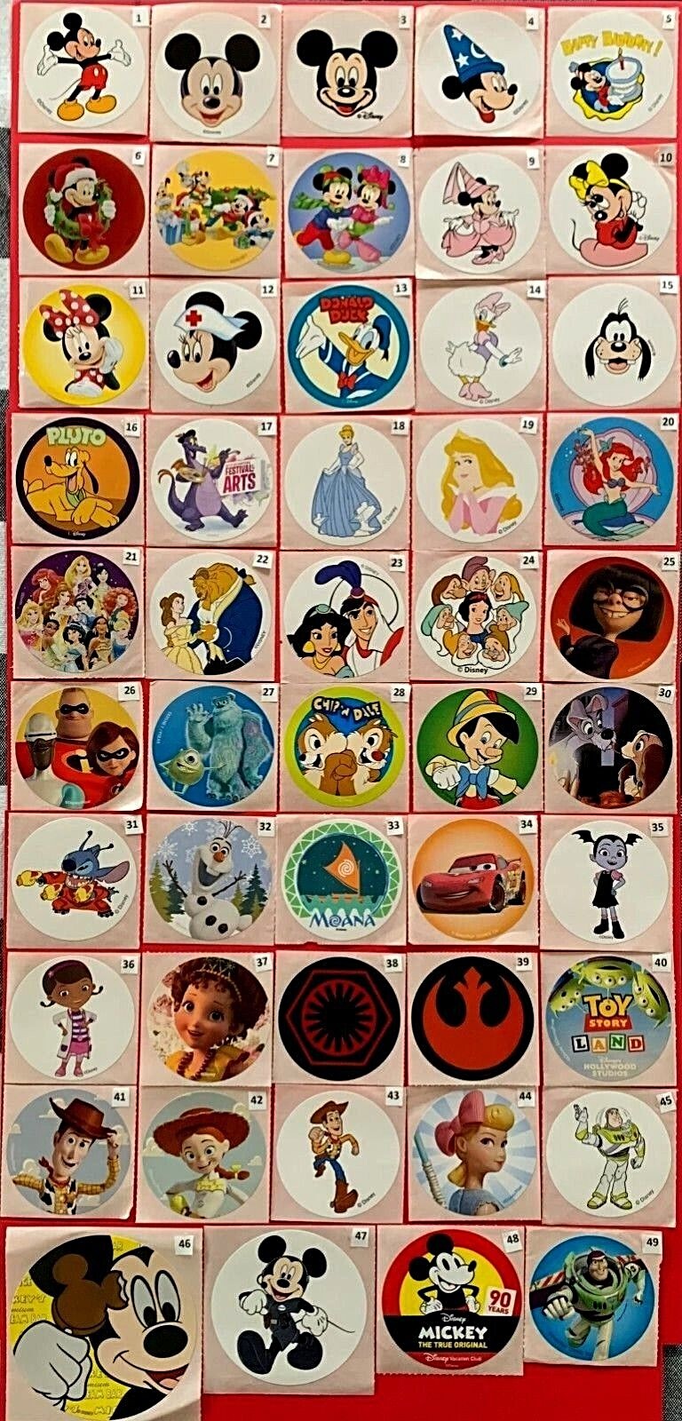 WALT DISNEY WORLD STICKERS New and Hard to Find Collect TODAY!! See ...