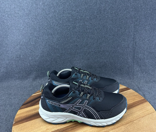 Asics Gel-Venture 9 Sneaker Women's Size 8W Black Trail Running Shoes ...