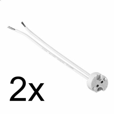 2x Halogen - LED Fassung . G4 / GY6,35 für Stiftsockel Niedervolt | eBay.de