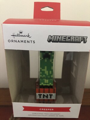 Hallmark Minecraft Creeper TNT Tree Ornament Decoration Collectible ...