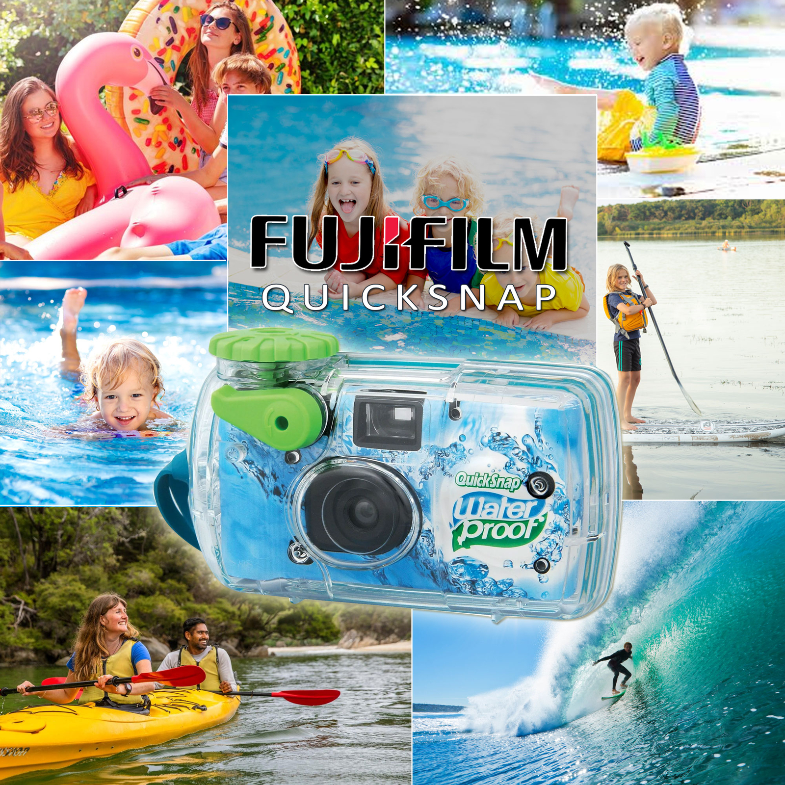 10x Fujifilm QuickSnap 800 Waterproof One-Time Use Disposable 35mm ...