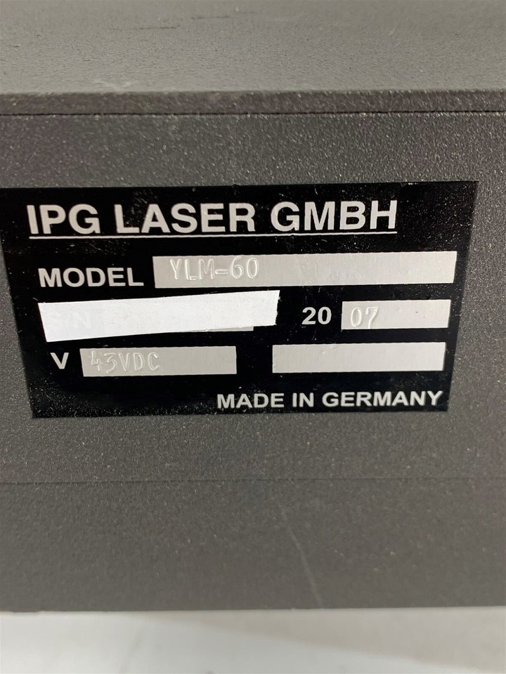 IPG Laser YLM-60 Laser | eBay