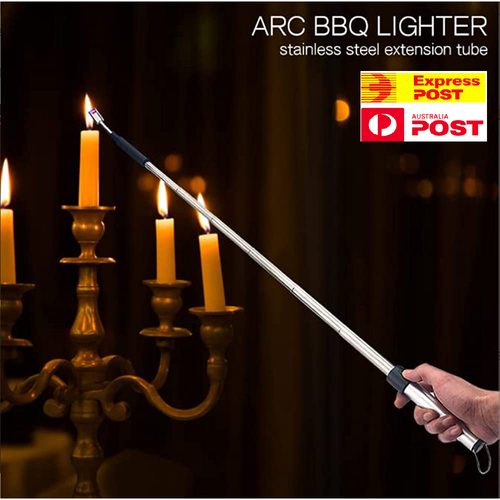 Extendable 70cm-Arc Extra Long Lighter,Flameles Fireplace Stove ...