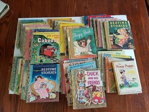47 Vintage Golden Books from 1940s and 1950s, rare, good to very good ...