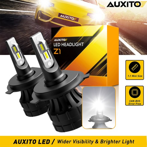 2X HB2 H4 LED Headlight Globes Set Car With Fan Light Xenon Bulbs 6500K ...